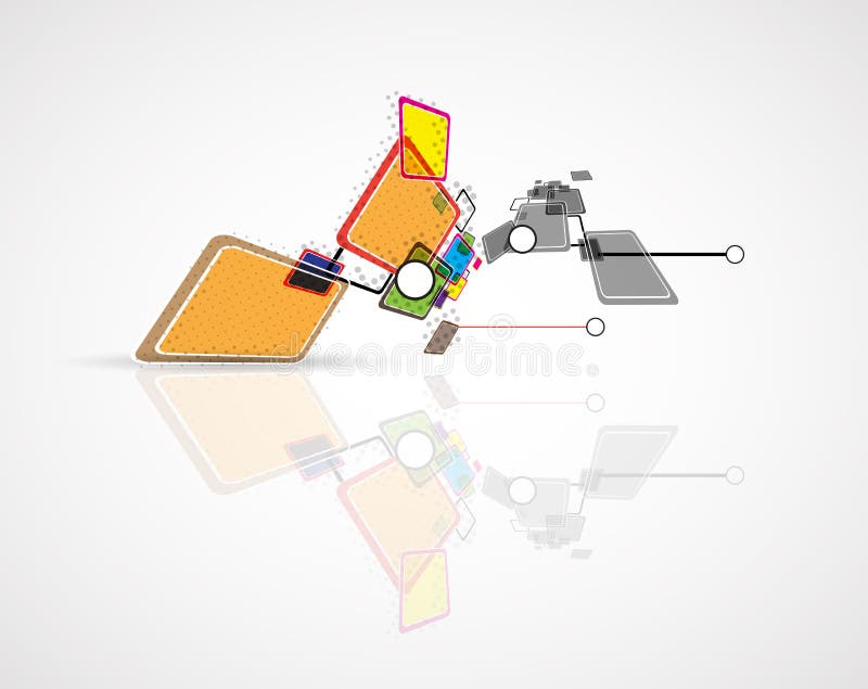 Emerging Technology Network Stock Vector - Illustration of development ...