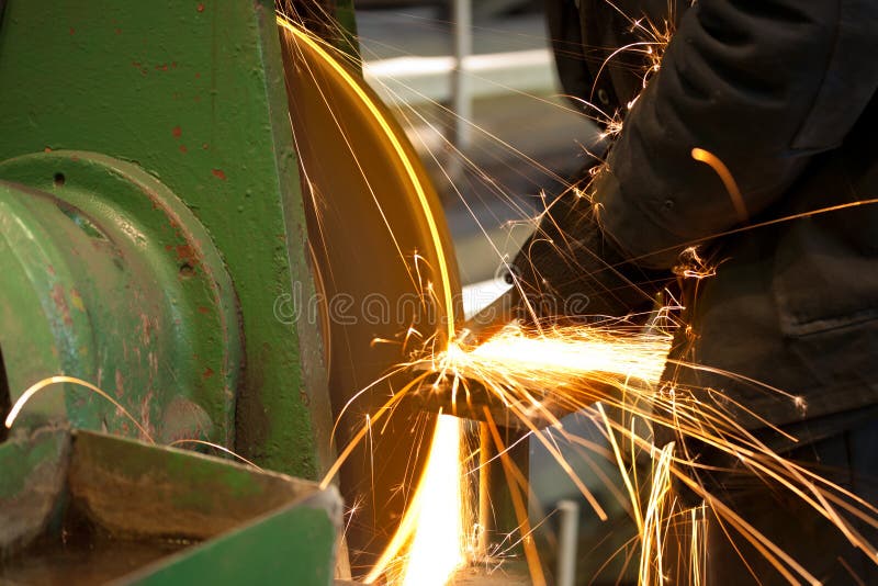 Emery in process stock photo. Image of plant, industry - 23946518