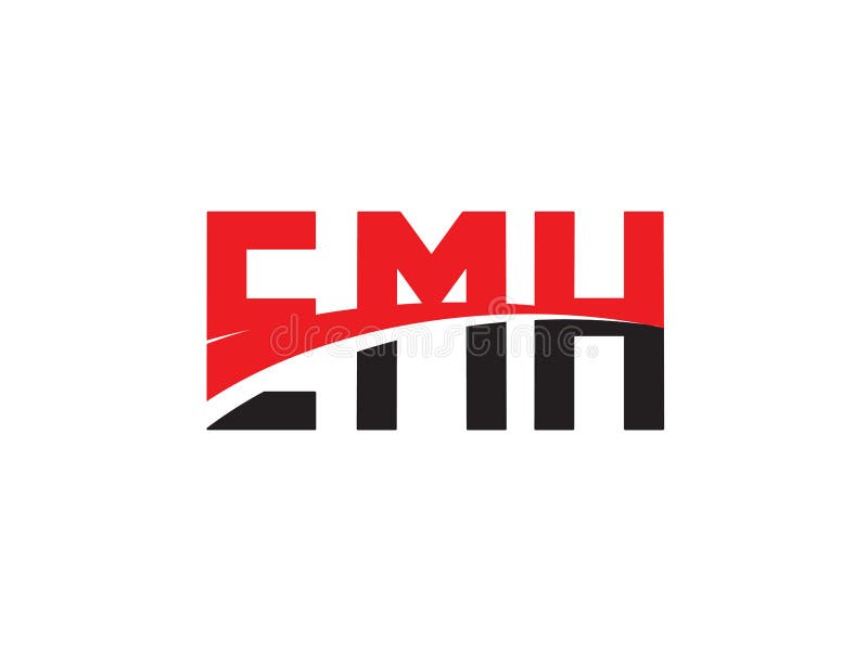 EMH Letter Initial Logo Design Vector Illustration Stock Vector ...