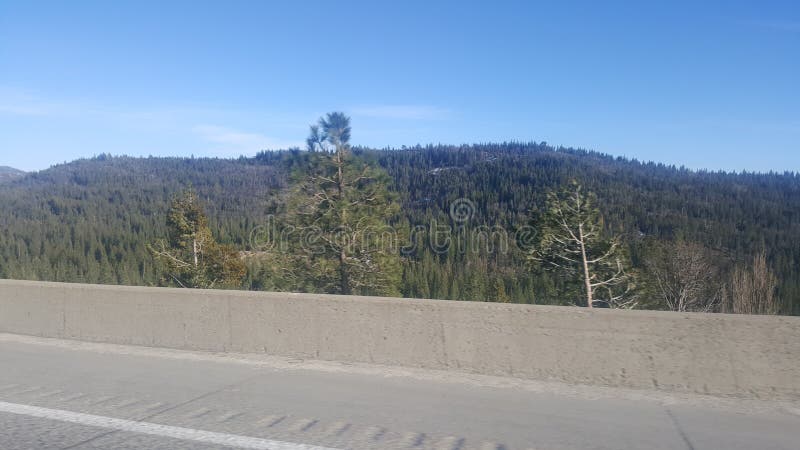Emigrant Gap Road California Trees Mountains Stockbild - Bild von berge ...