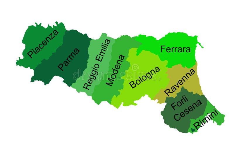 Parma Province Italy, Italian Republic, Emilia-Romagna Region Map ...