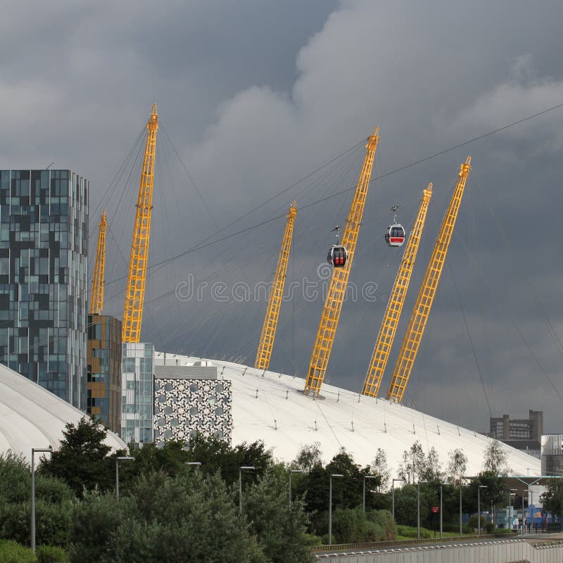 The Emirates Air Line Cable Car London Editorial Stock Image - Image of ...