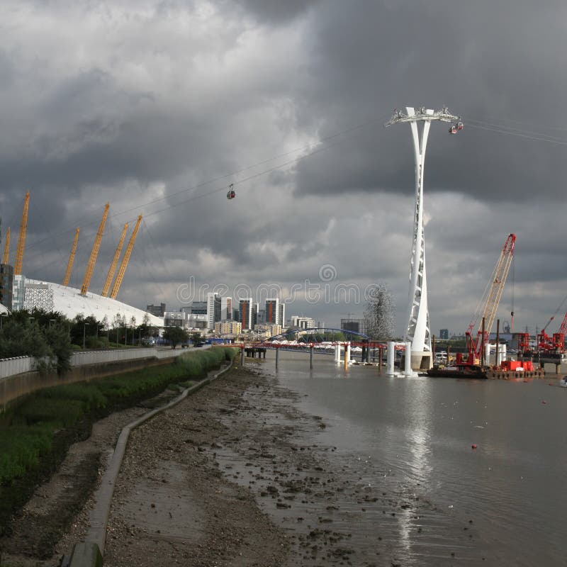 The Emirates Air Line Cable Car London Editorial Photography - Image of ...