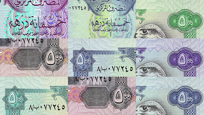 Emirates Dirham Dubai AED Banknotes Abstract Color Mosaic Pattern Stock ... Emirates Dirham Dubai AED Banknotes Abstract Color Mosaic Pattern Stock ...