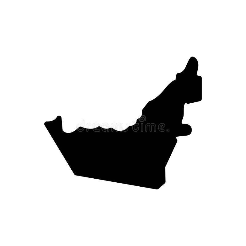 Black Solid Icon for Emirates, Arab and Capital Stock Vector ...