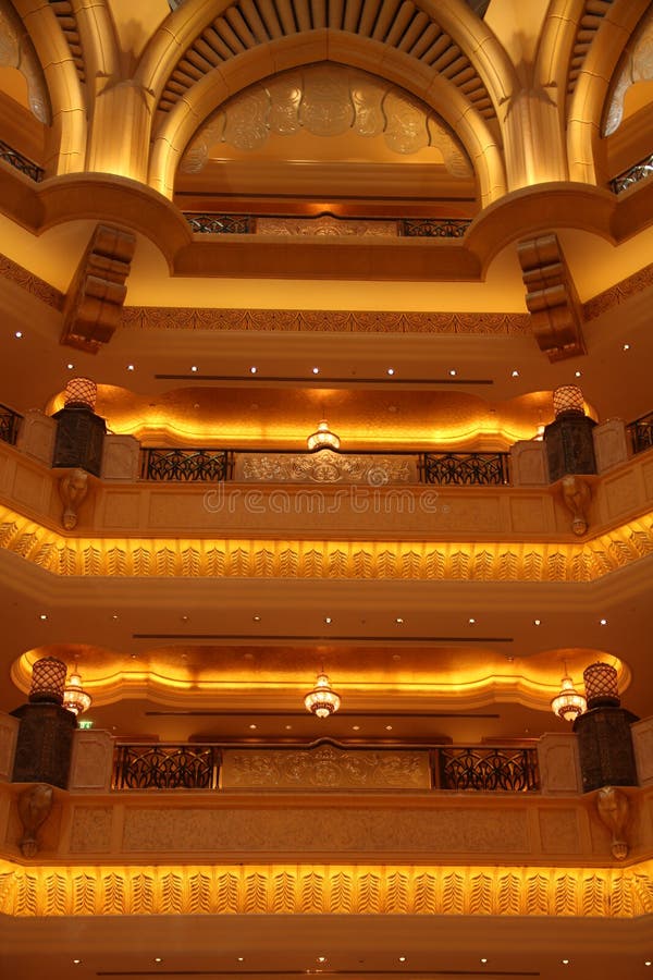 Emirates Palace Hotel, Abu Dhabi Stock Image - Image of rich, luxurious ...