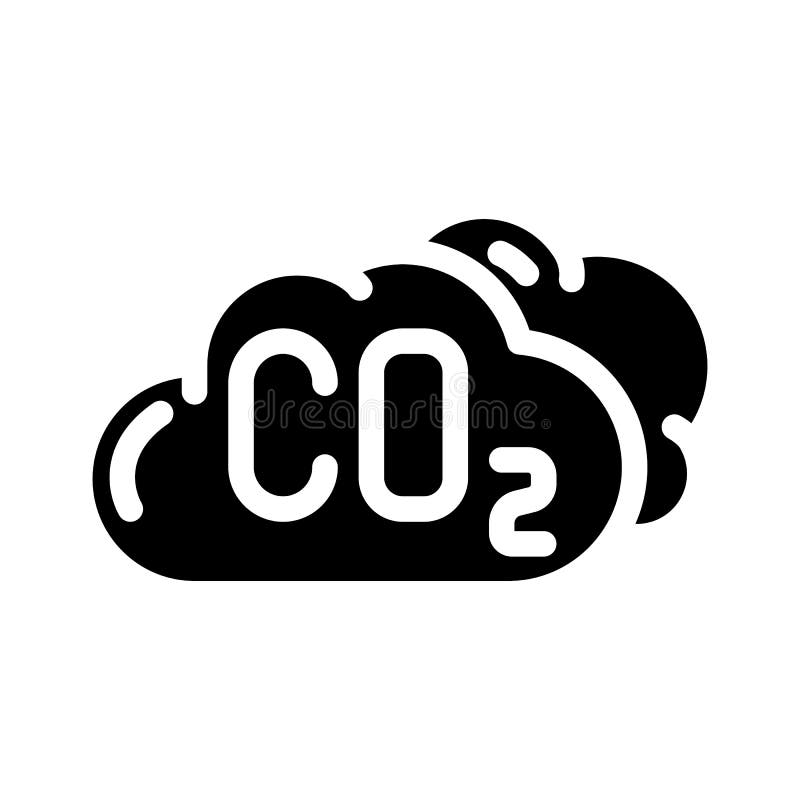 Emissions Co2 Esg Glyph Icon Vector Illustration Stock Vector ...