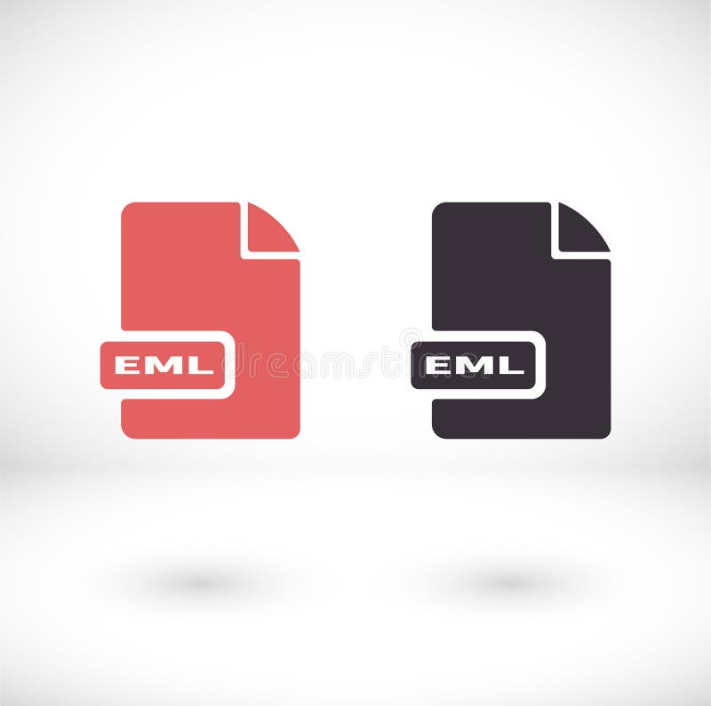 EML File Vector Icon 10 Eps Icon. File for Computer Icon. Vector Icon ...
