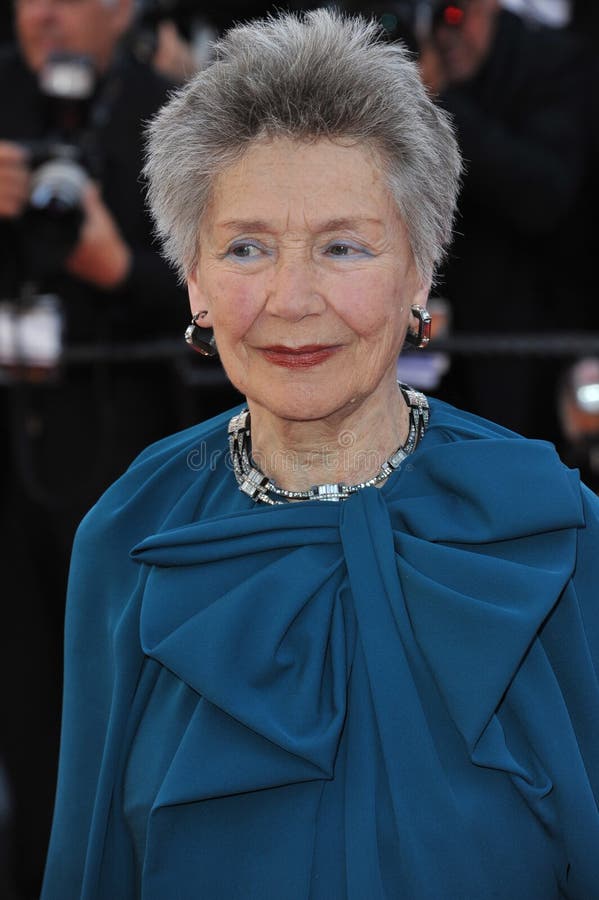 Emmanuelle Riva imagen de archivo editorial. Imagen de canas - 53151369