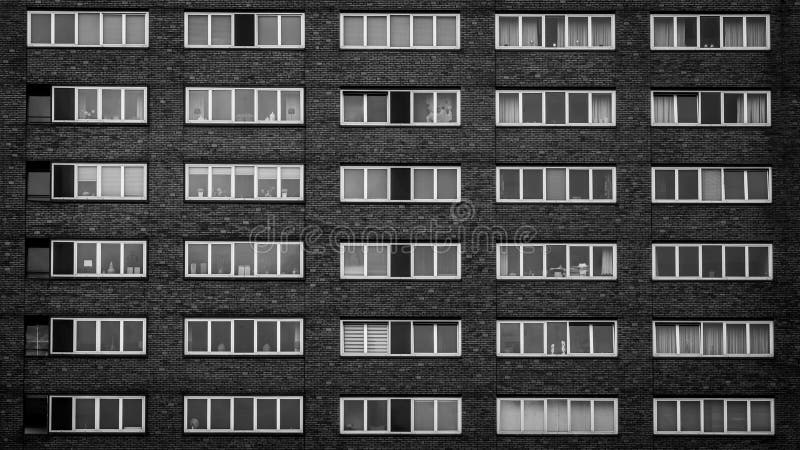 Emmen, Netherlands - Januari 22, 2021: a View at a Straight Facade of a ...