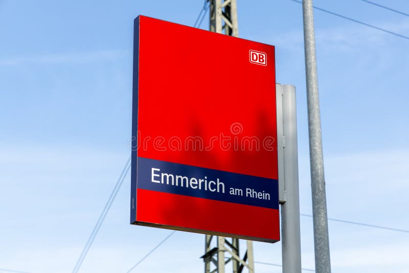 Emmerich Train Station Sign Stock Photos - Free & Royalty-Free Stock ...
