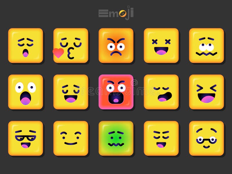 Square Smiley Face Icons Stock Illustrations – 658 Square Smiley Face ...