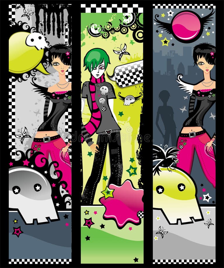 Emo Symbol Stock Illustrations – 2,291 Emo Symbol Stock Illustrations ...