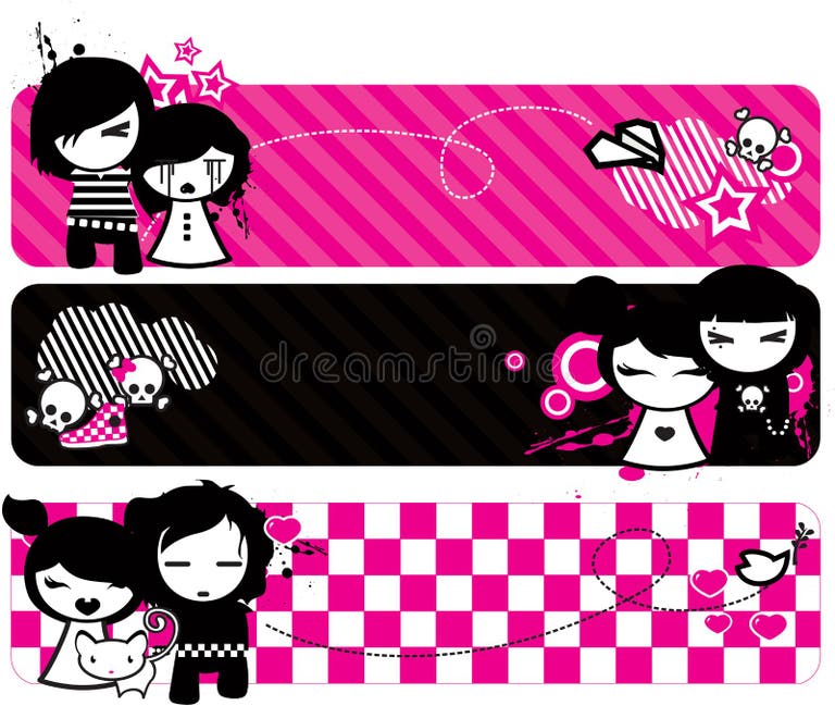 Emo Frame Stock Illustrations – 1,010 Emo Frame Stock Illustrations ...