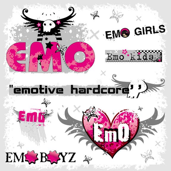 Emo Silhouette Stock Illustrations – 1,629 Emo Silhouette Stock ...