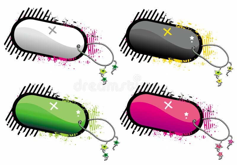Emo tags stock vector. Illustration of message, customer - 5542583