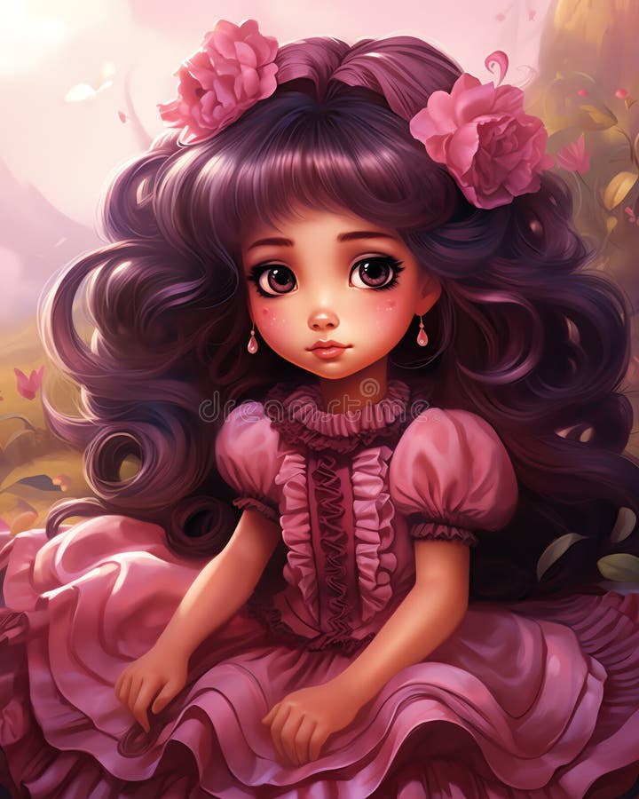 Emo Victorian Girl Photo Illustration of Asian Stock Illustration ...