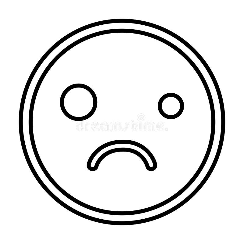 Emogy face Kawaii style stock illustration. Illustration of happy ...