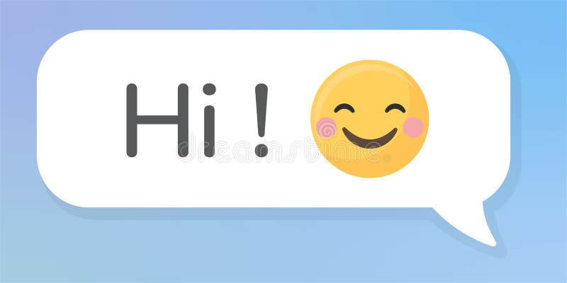 Expression Words Design For Hi Stock Vector - Illustration of clip ...