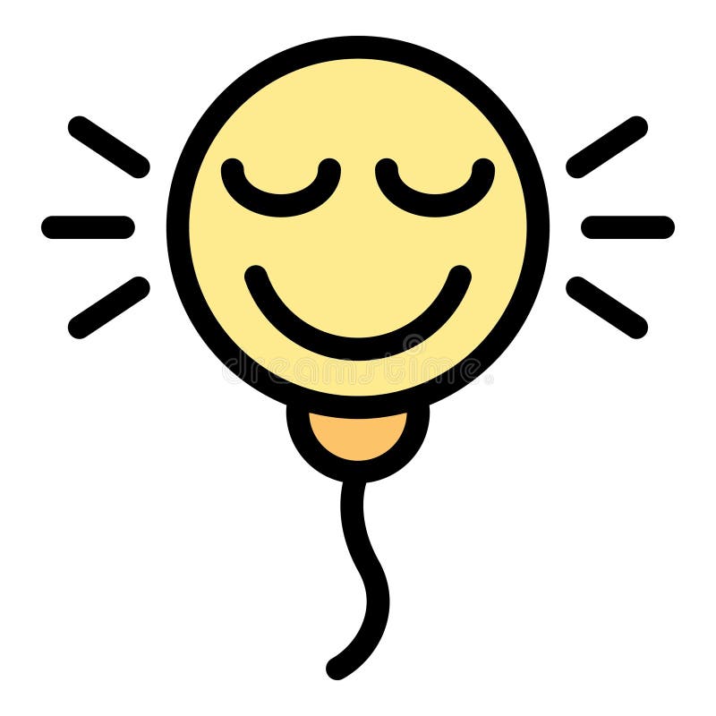 Emoji Balloon Icon Vector Flat Stock Vector - Illustration of young ...