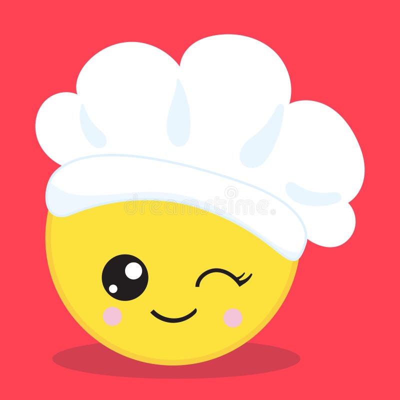 Emoji chef 03 stock vector. Illustration of emoji, vectors - 197984020