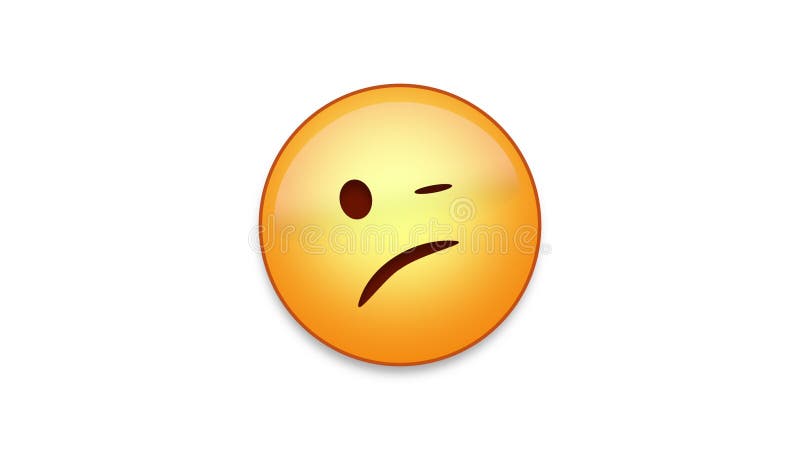 Emoji Confuso Con El Mate De Luma Stock de ilustración - Ilustración de ...