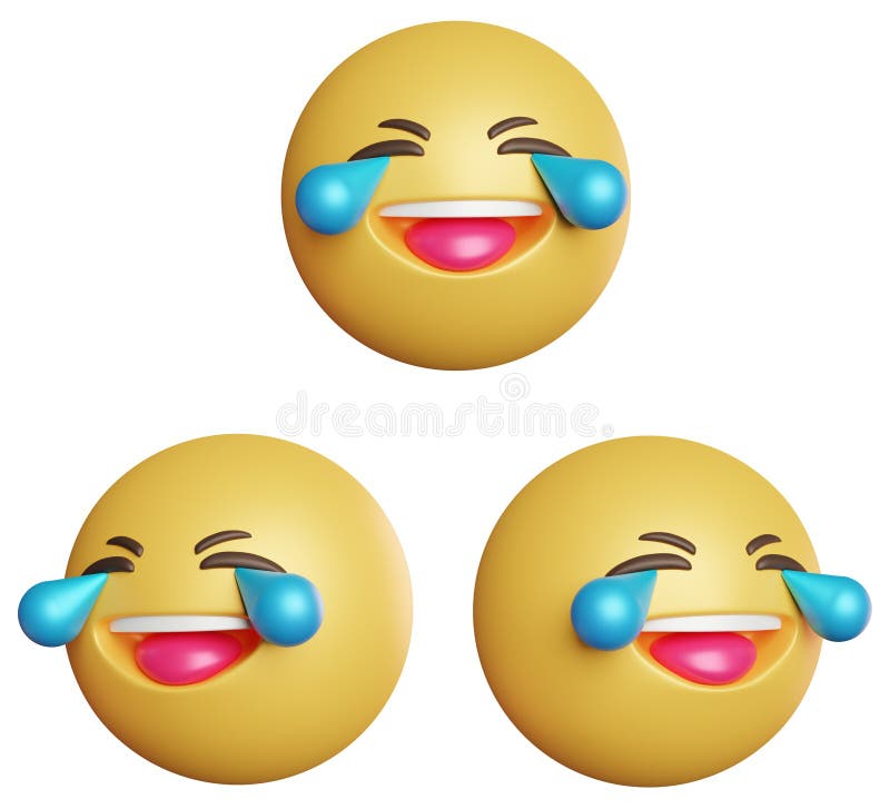 Emoji 3d mega risa imagen de archivo. Ilustración de emoticonos - 221840385