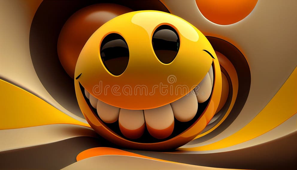 Emoji 3d Sphere Ai Generated Stock Image - Image of emote, sphere ...