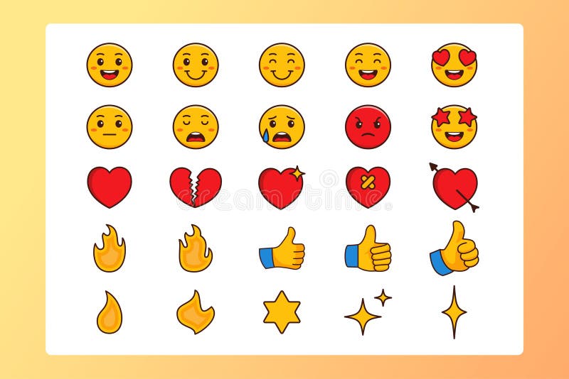 Emoji Days stock vector. Illustration of text, vector - 329737168