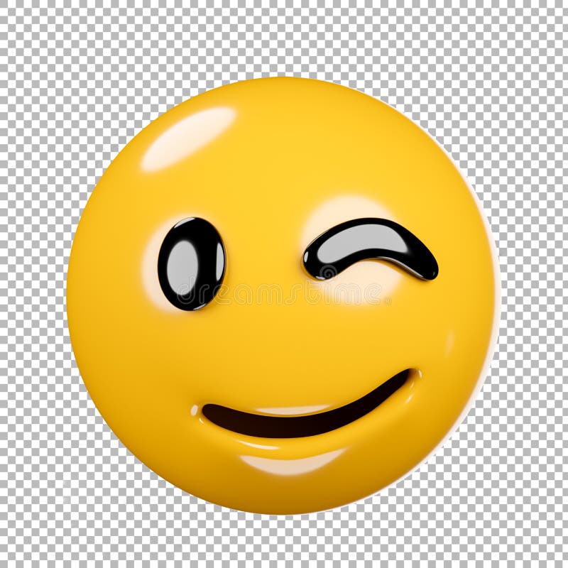 Emoji or Emoticon with Transparent Background,clipping Path Stock ...