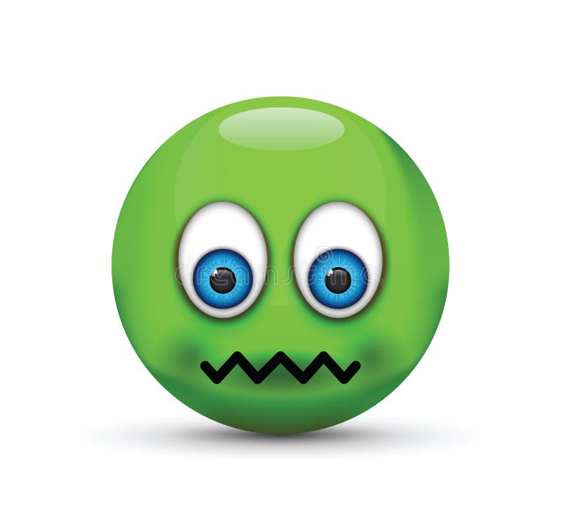 Emoji enfermo ilustración del vector. Ilustración de arte - 79305971