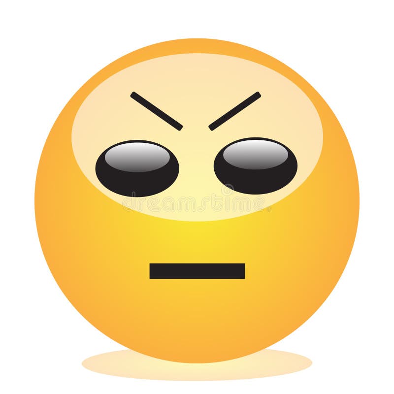 Emoji of a Face of a Lady with Glasses Stock Illustration ...