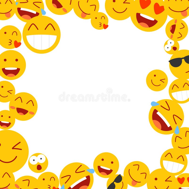 Border Emoji Happy Stock Illustrations – 285 Border Emoji Happy Stock ...