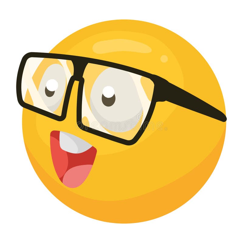 Emoji genius 3d style stock vector. Illustration of style - 257600759