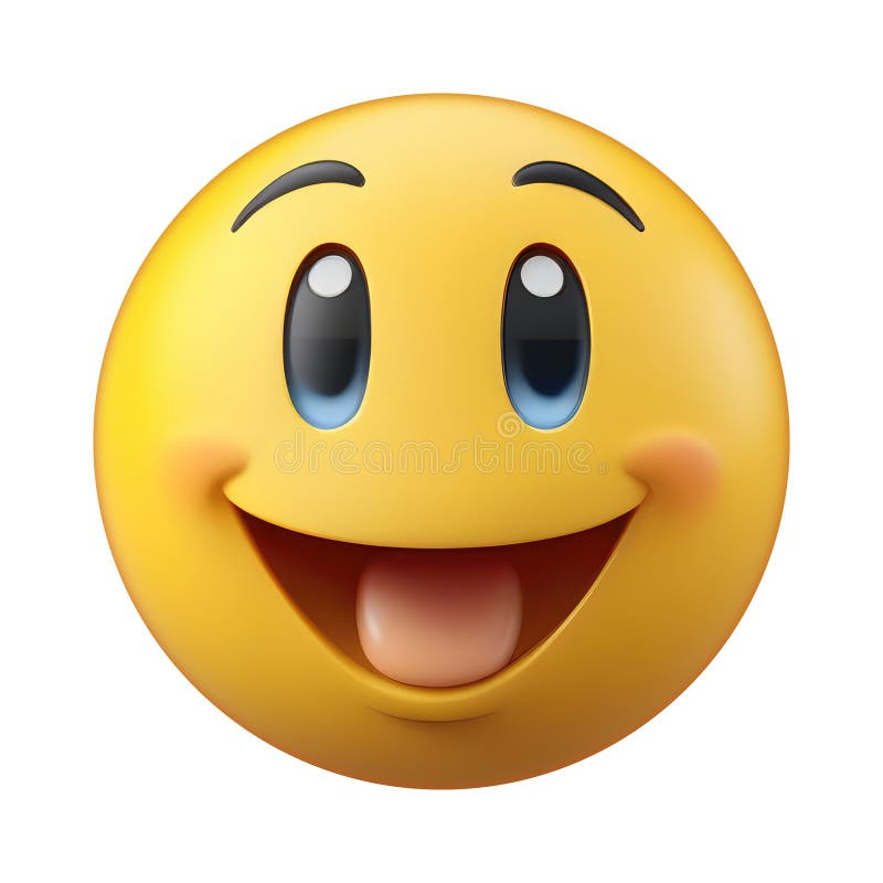 Emoji of a Happy and Flushed Face with Wide Eyes Stock Illustration ...