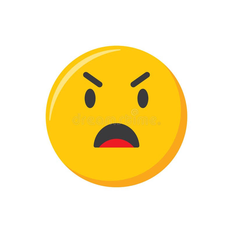 Evil Emoticon stock vector. Illustration of diabolical - 93701619