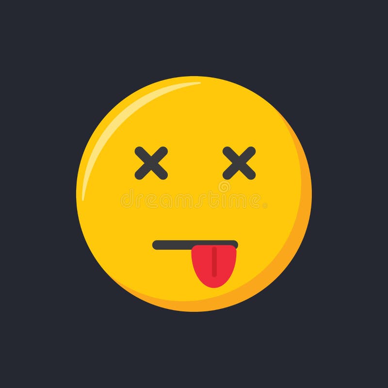 Emoji Icon. Sick Face, Ill Emoticon, Vector Illustration Stock Vector ...