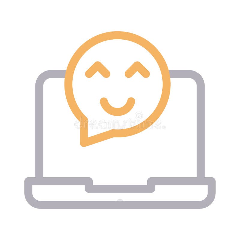 Emoji Vector Color Line Icon Stock Illustration - Illustration of ...