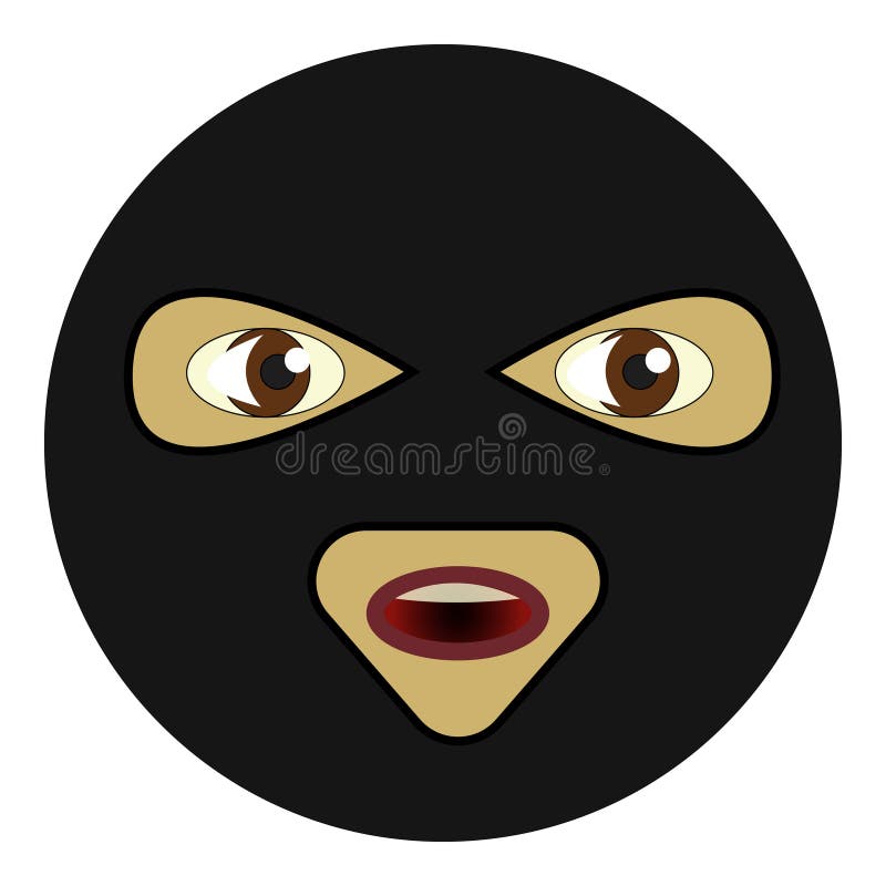 Emoticon Emoji Burglar Thief Criminal Stock Illustrations – 22 Emoticon ...