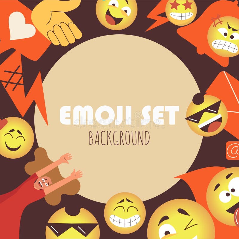 Emoji Background Frame Stock Illustrations – 2,556 Emoji Background ...