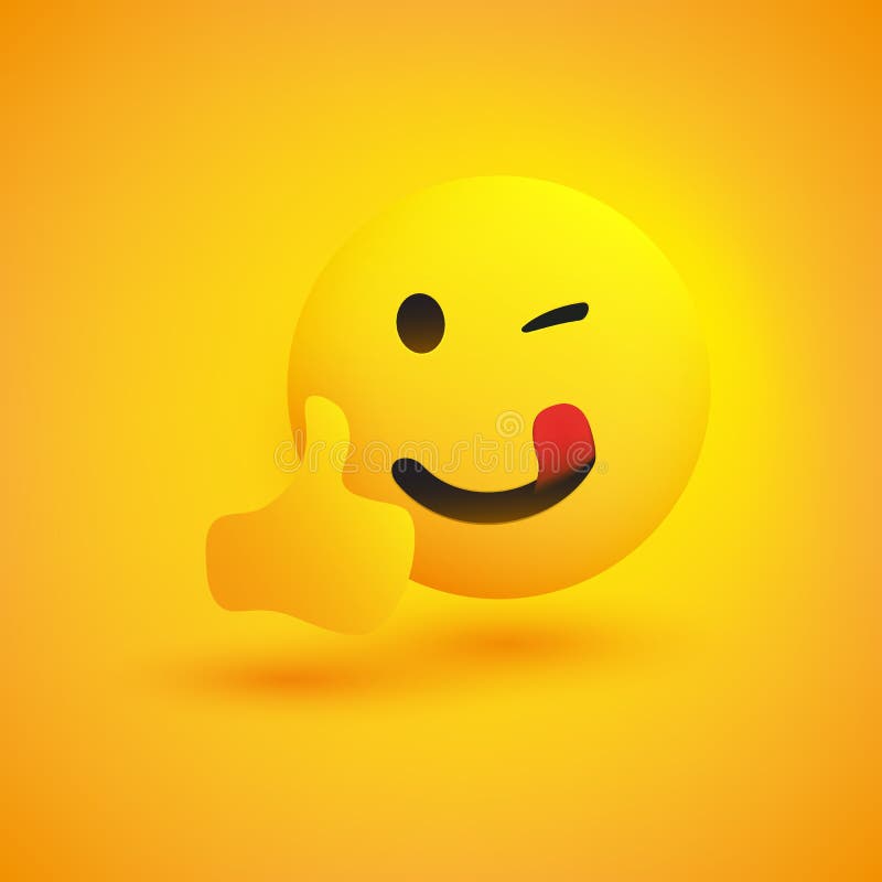Emoji Sorridente - Simples Emoticon Feliz Com Olhos Piscando Mostrando ... Emoji Sorridente - Simples Emoticon Feliz Com Olhos Piscando Mostrando ...