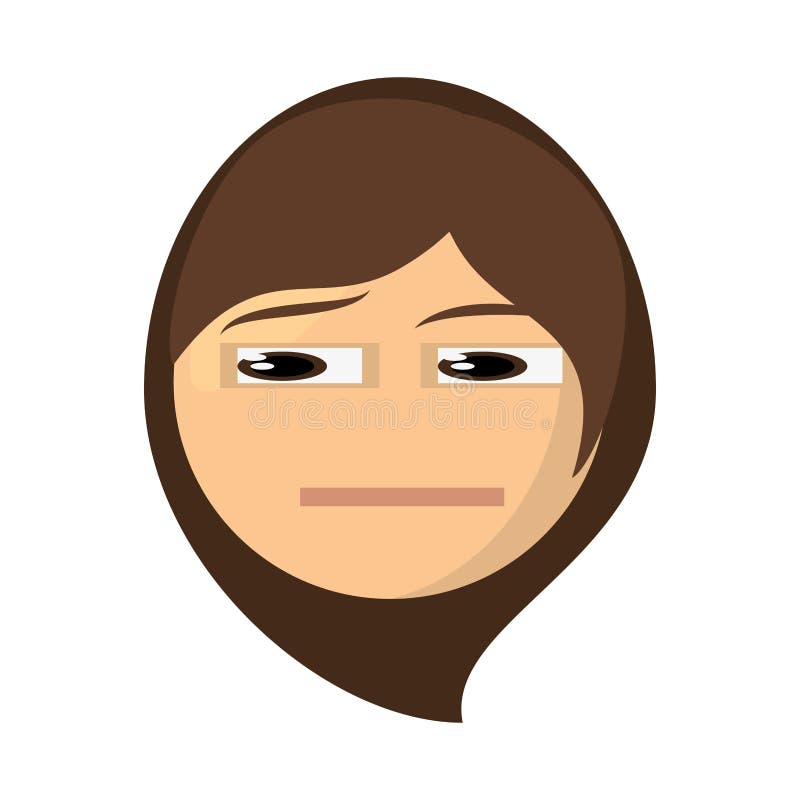 Emoji Think Expression Image Stock Illustration - Illustration of ...