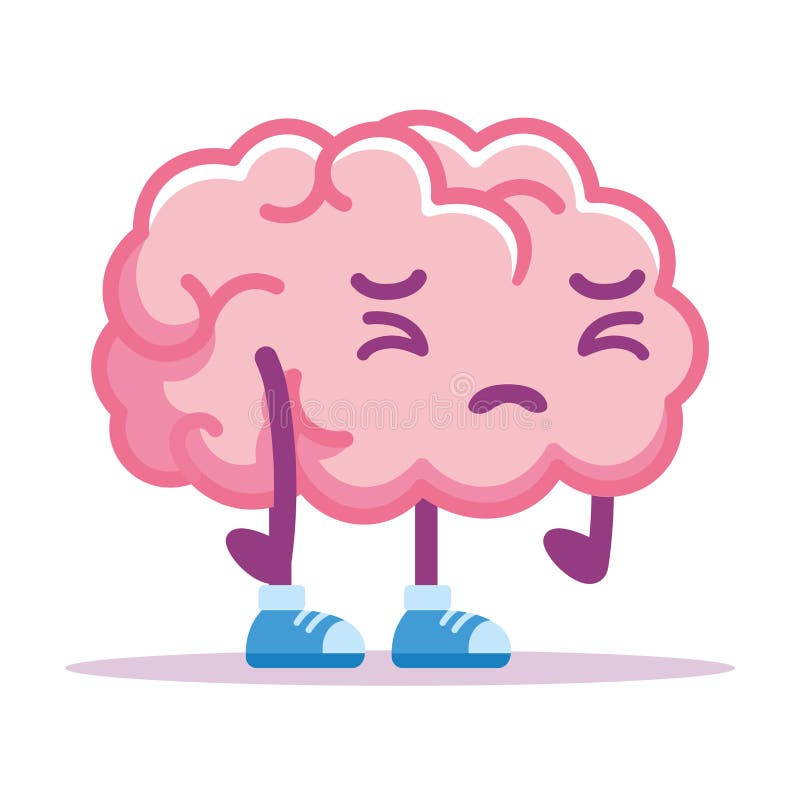 Dibujos Animados De Cerebro Aislado Ilustración del Vector ... Dibujos Animados De Cerebro Aislado Ilustración del Vector ...
