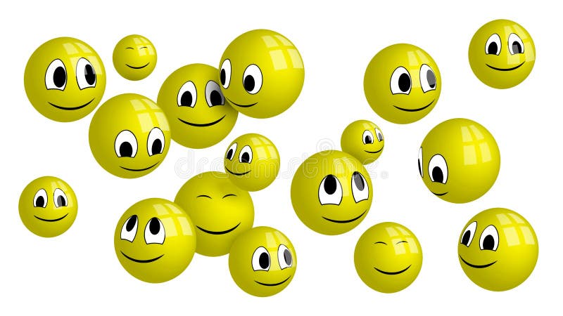 Smiley Face Emoji Group Stock Illustrations – 721 Smiley Face Emoji ...