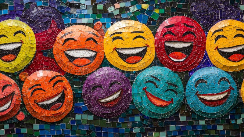 Emojis Displaying Diverse Emotions and Expressions, Symbolizing Joy ...
