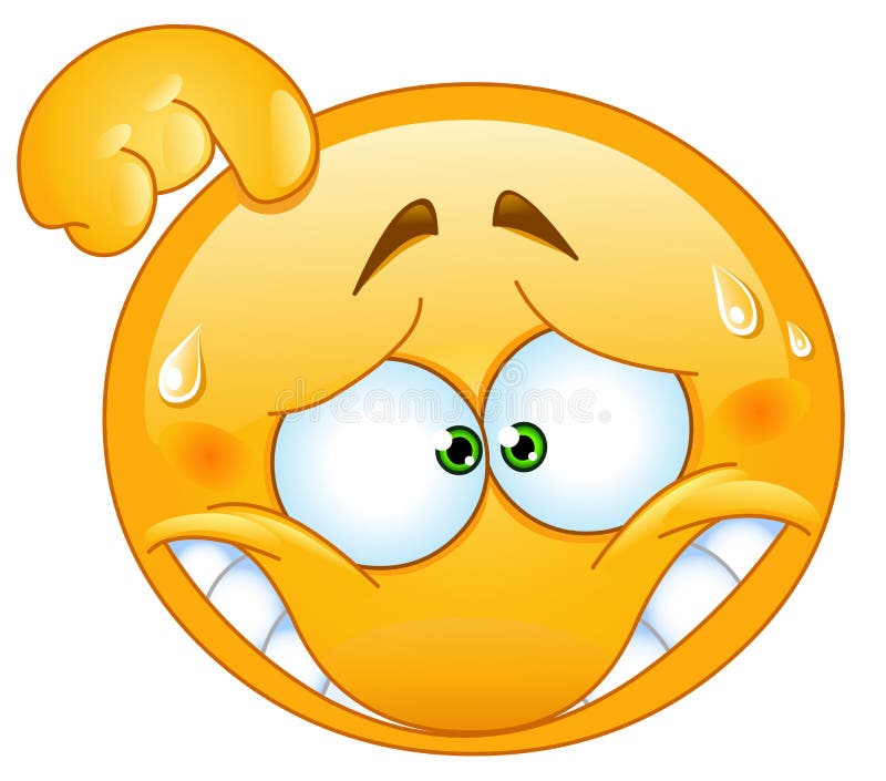 Emoticono De Cara Insegura Rosto Triste Perplexo De Emoticons Com Uma