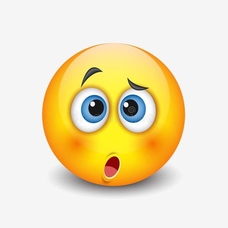 Emoticon Confuso Lindo - Emoji, Smiley - Vector El Ejemplo Ilustración ...