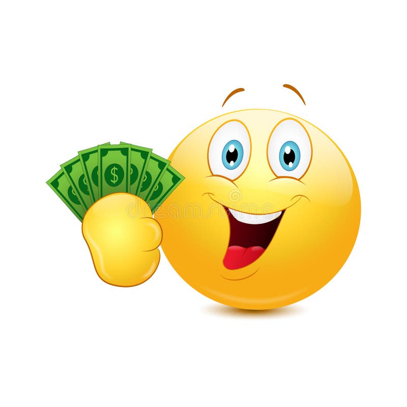 Emoticon With Dollars Stock Illustration - Image: 48227011
