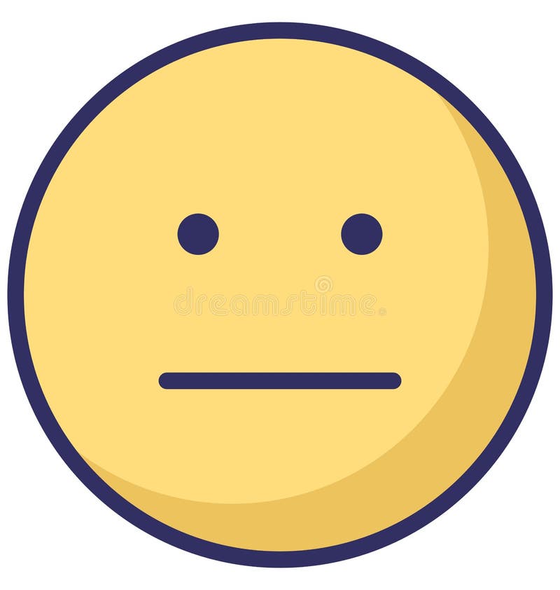 Emoticon, Emoticons Vector Isolated Icon Which Can Easily Modify or ...