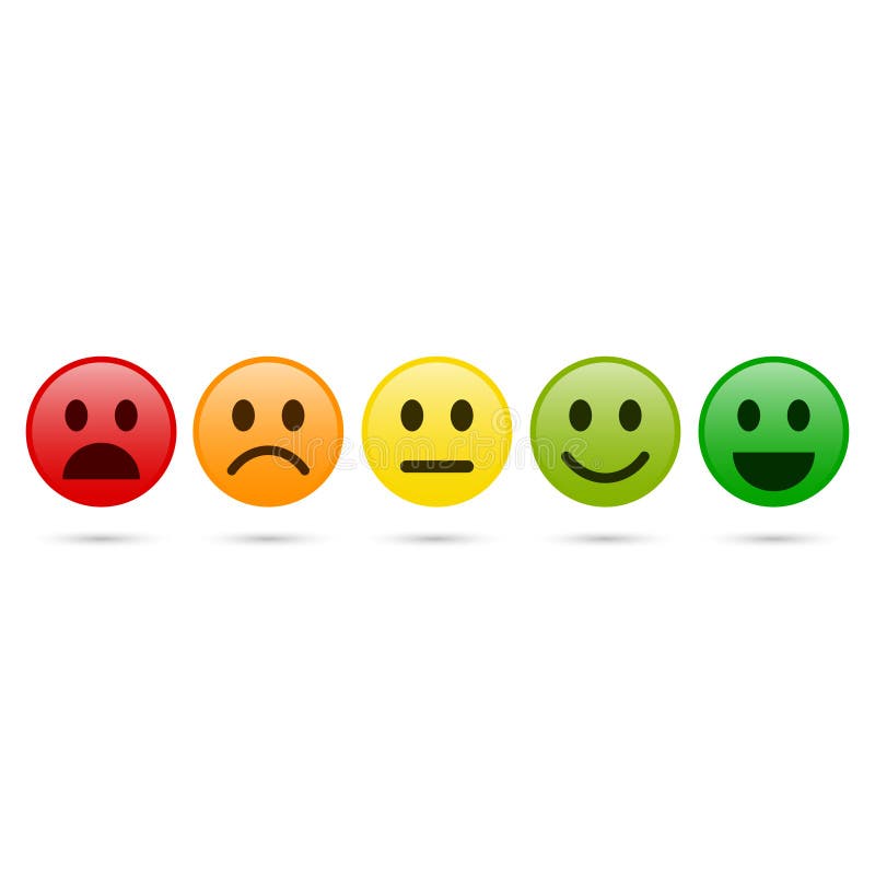 Smiley Face Evaluation Stock Illustrations – 810 Smiley Face Evaluation ...